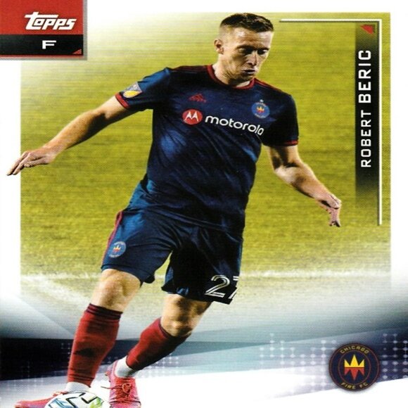 Topps | Toys | Robert Beric Chicago Fire Fc 22 Topps Mls Experience ...